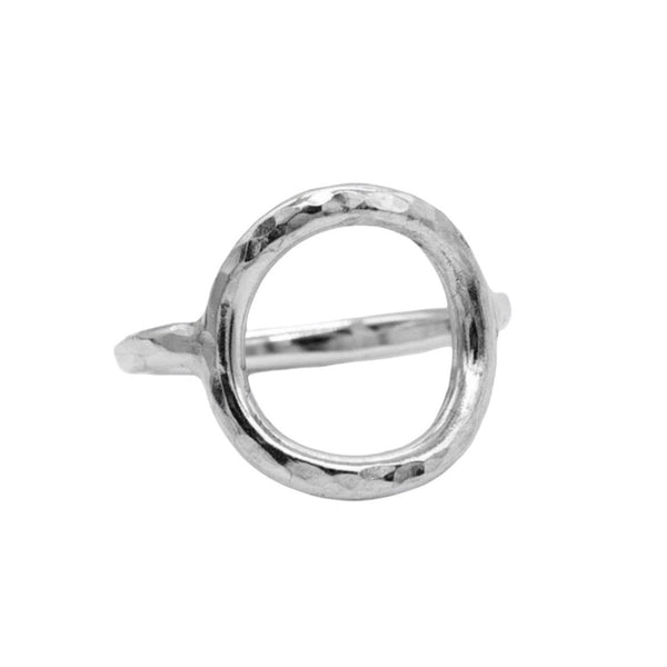 Sterling Silver Karma Circle Ring – Belle & Bee